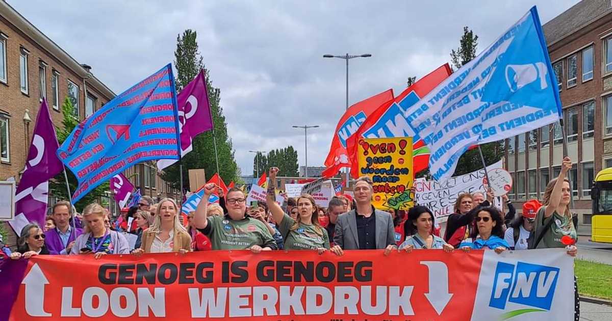 FNV maakt looneisen voor werknemers ouderenzorg bekend - FNV