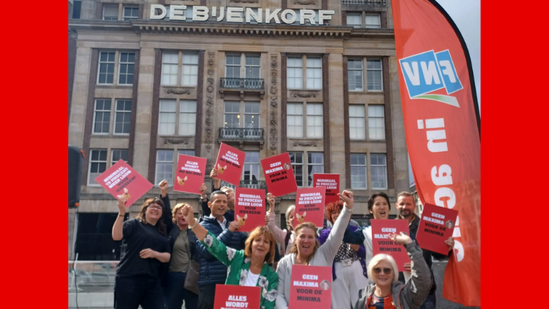 Pauze-actie Bijenkorf Amstelveen - FNV