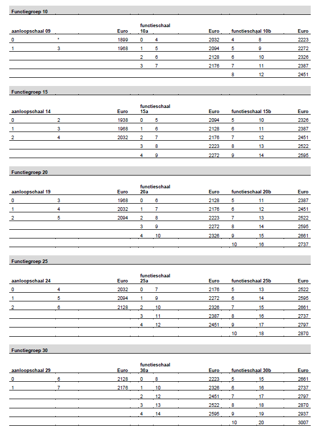Salarisschalen GGZ 2024 - FNV
