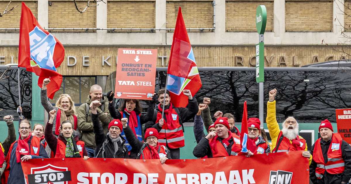 Manifestatie tegen de kabinetsplannen in Amsterdam op 23 juni - FNV