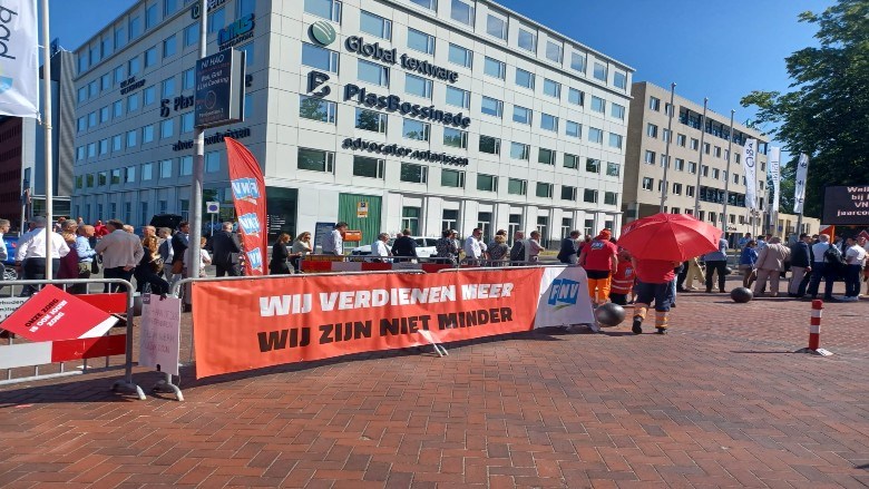 Succesvolle actie FNV tijdens VNG-congres - FNV