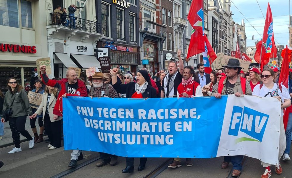 Demonstratie Tegen Racisme En Fascisme Op 22 Maart Fnv